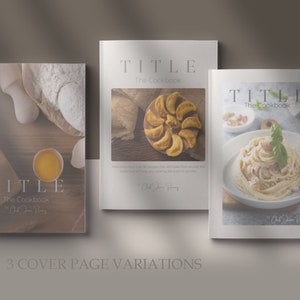 YUM Canva Ebook Cookbook Template With Covers, Recipes, Ads, and ...