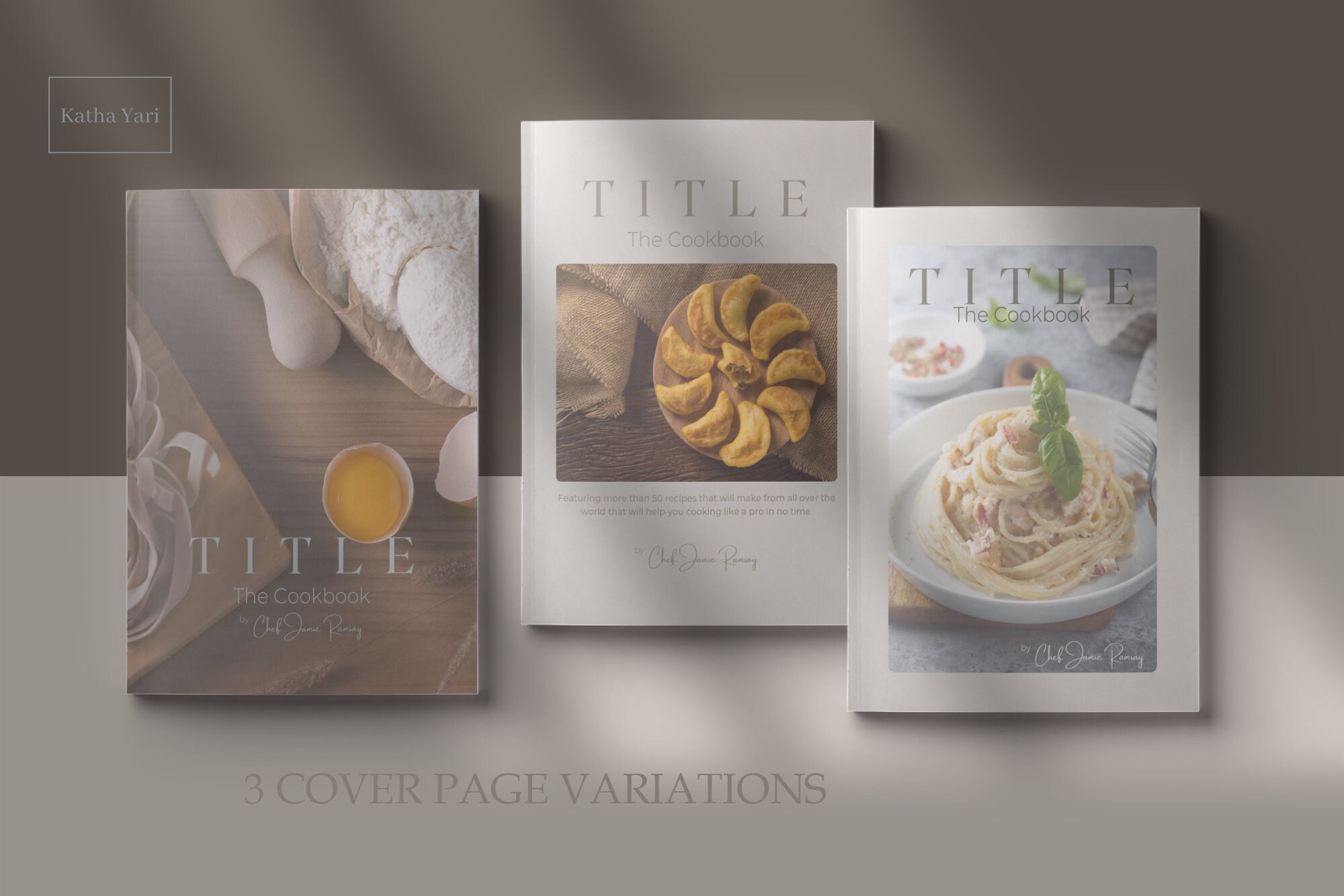 YUM Canva Ebook Cookbook Template With Covers, Recipes, Ads, and ...