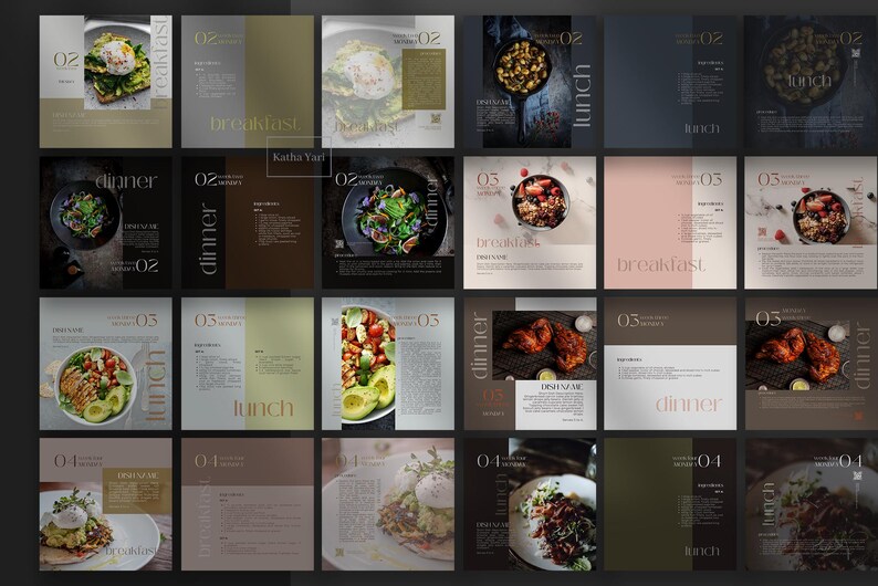 BELI Cookbook Template for Social Media, Instagram Carousels, Reels ...