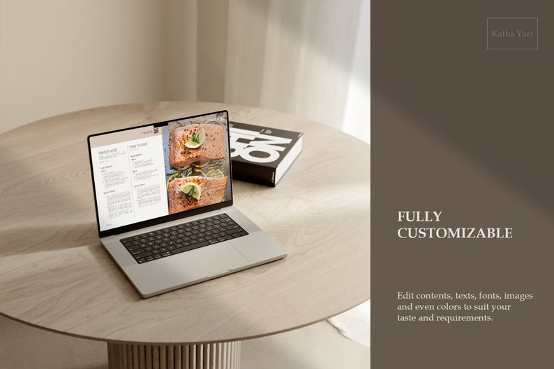 YUM Canva Ebook Cookbook Template With Covers, Recipes, Ads, and ...