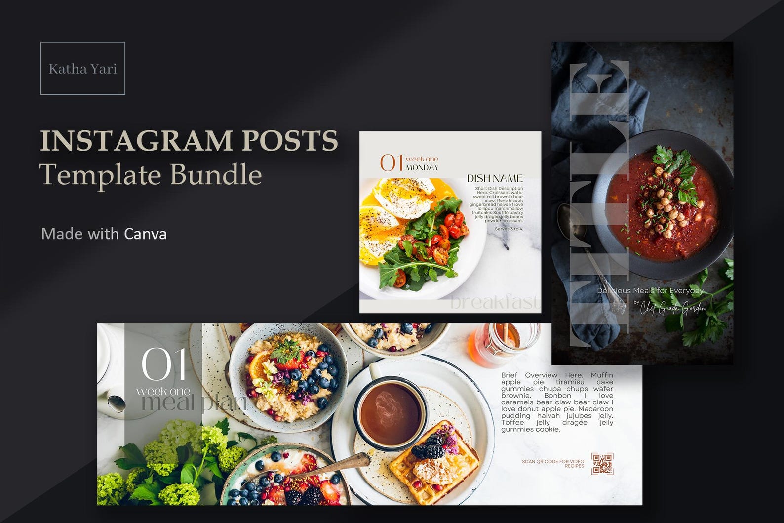 BELI Cookbook Template for Social Media, Instagram Carousels, Reels ...