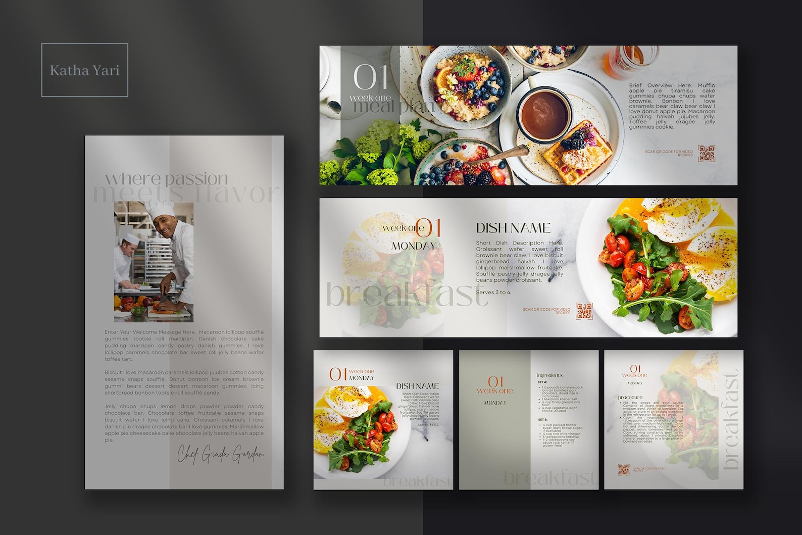 BELI Cookbook Template for Social Media, Instagram Carousels, Reels ...