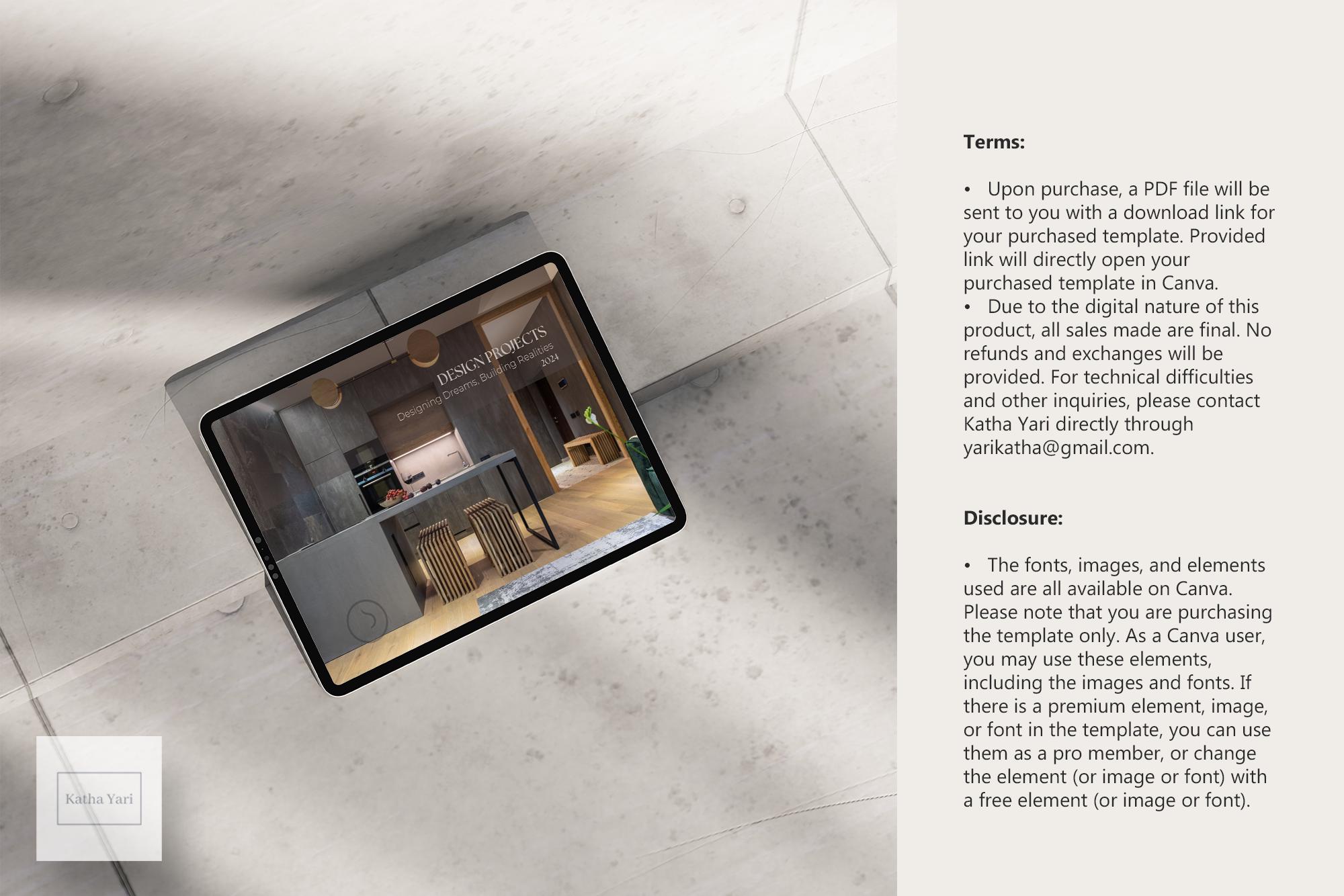 Interior Design Company Profile Canva Presentation Template Services ...