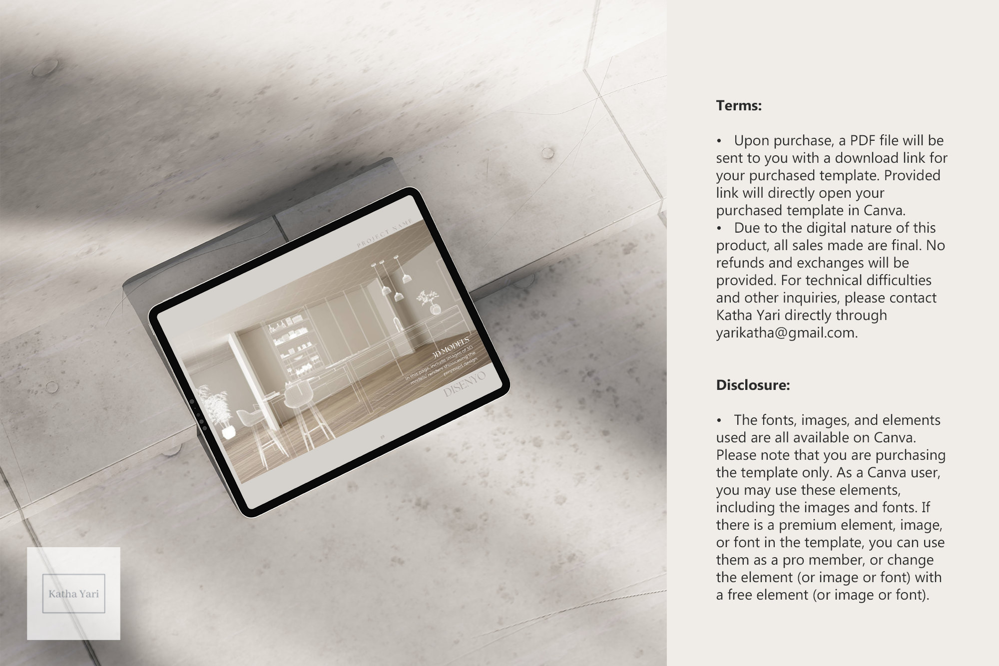 Editable Interior Design Canva Template for Corporate and Creative ...