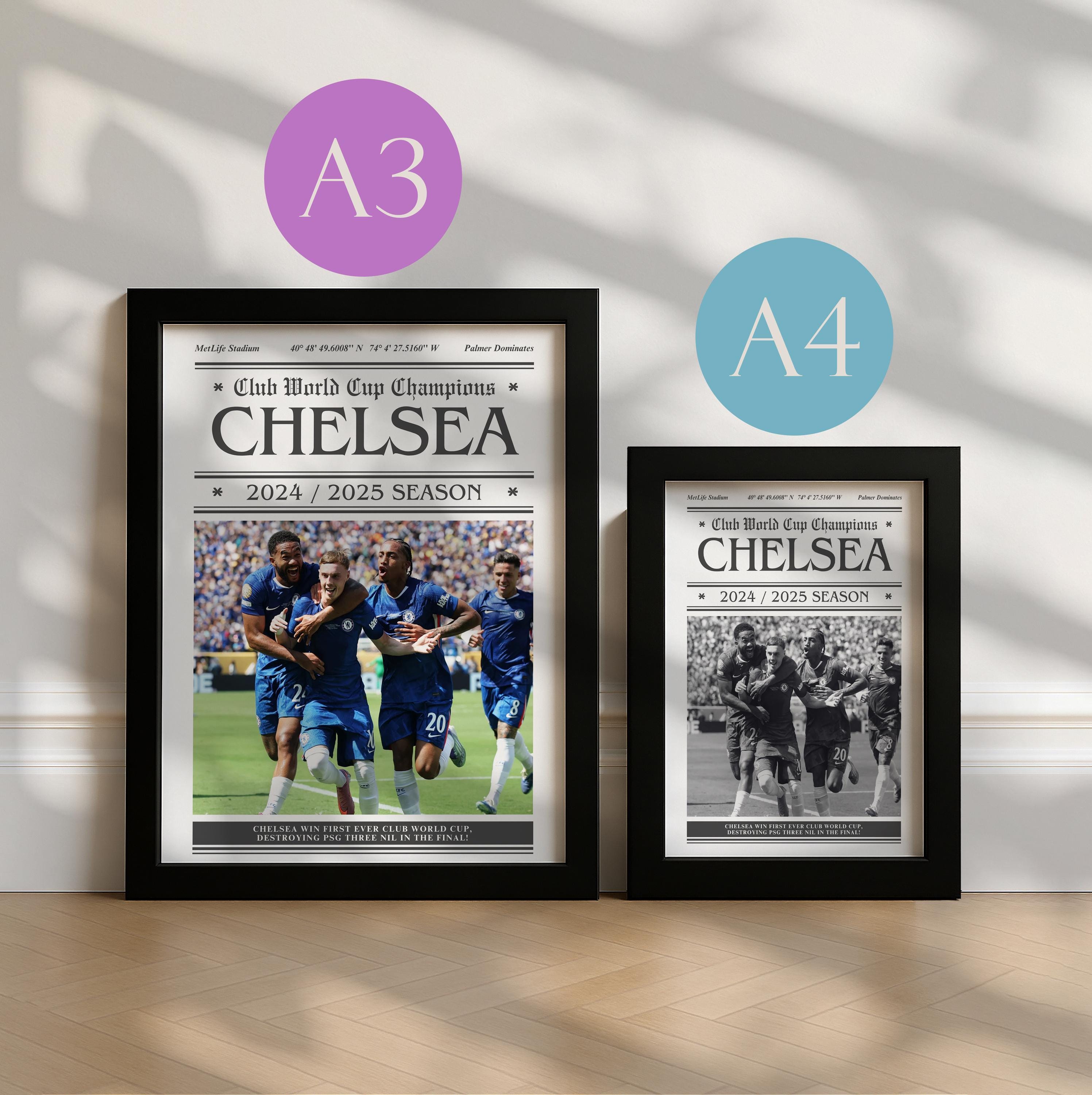 Chelsea Fc Club World Cup Champions 2025 Print | Chelsea Fc Gifts ...