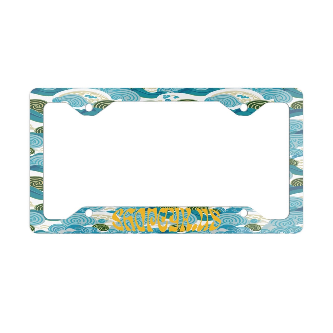 Japanese Wave License Plate - Etsy