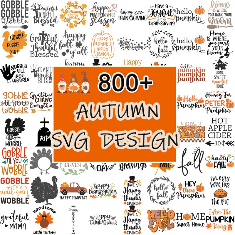 Cricut Designs Fall - Etsy