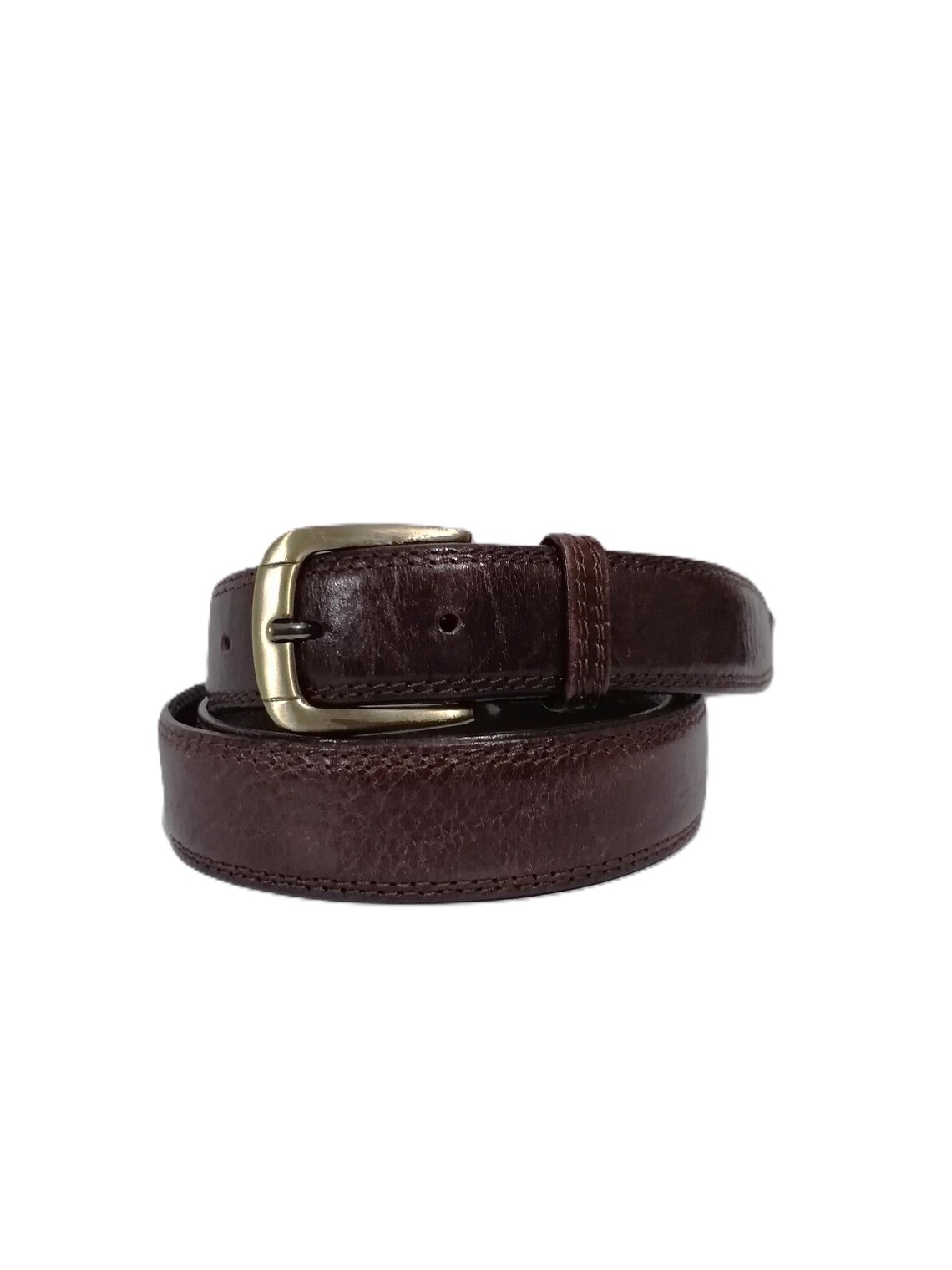 Vintage Brown Classic Leather Belt, Formal Event Belt - Etsy