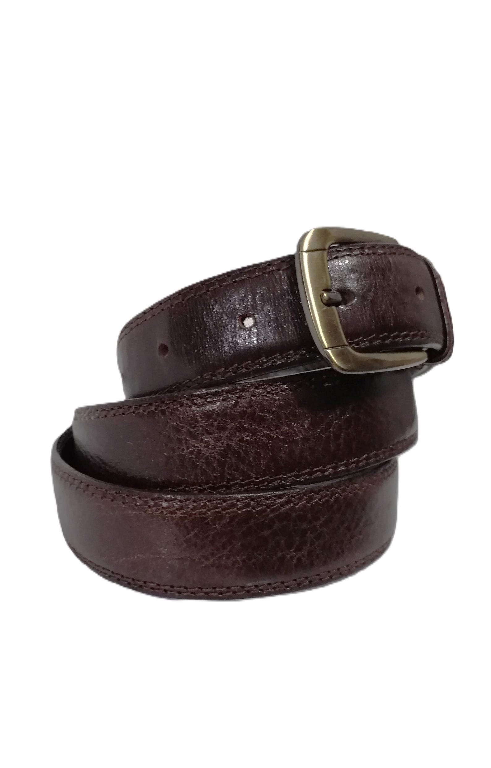 Vintage Brown Classic Leather Belt, Formal Event Belt - Etsy