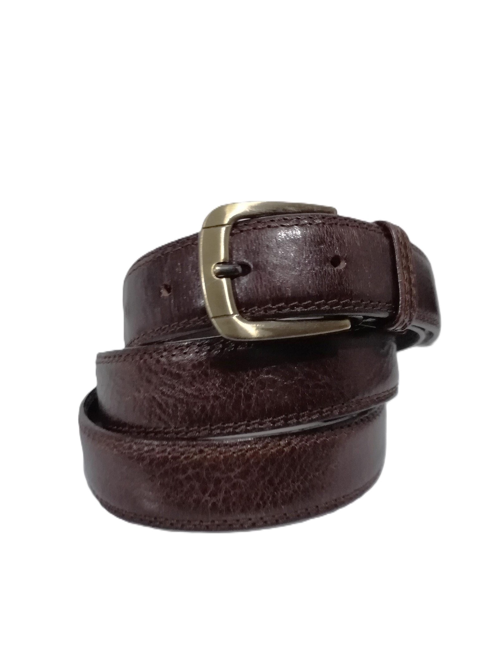 Vintage Brown Classic Leather Belt, Formal Event Belt - Etsy