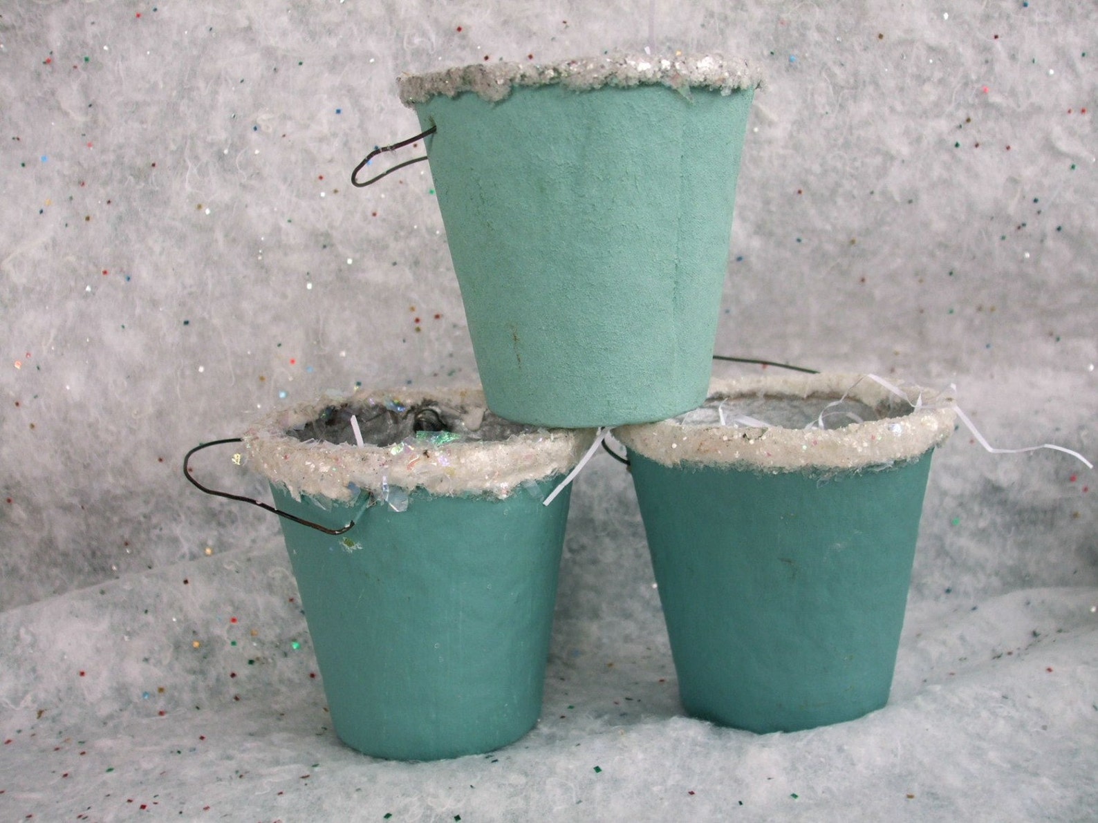 Votive Holders Candy Containers Sparkle Buckets Cookie Buckets - Etsy