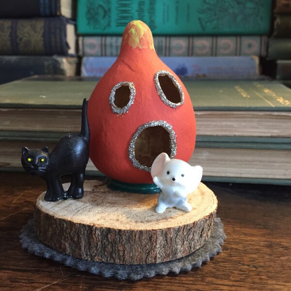Halloween Gourd Cats - Etsy