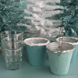 Votive Holders Candy Containers Sparkle Buckets Cookie Buckets Set of 4 ...