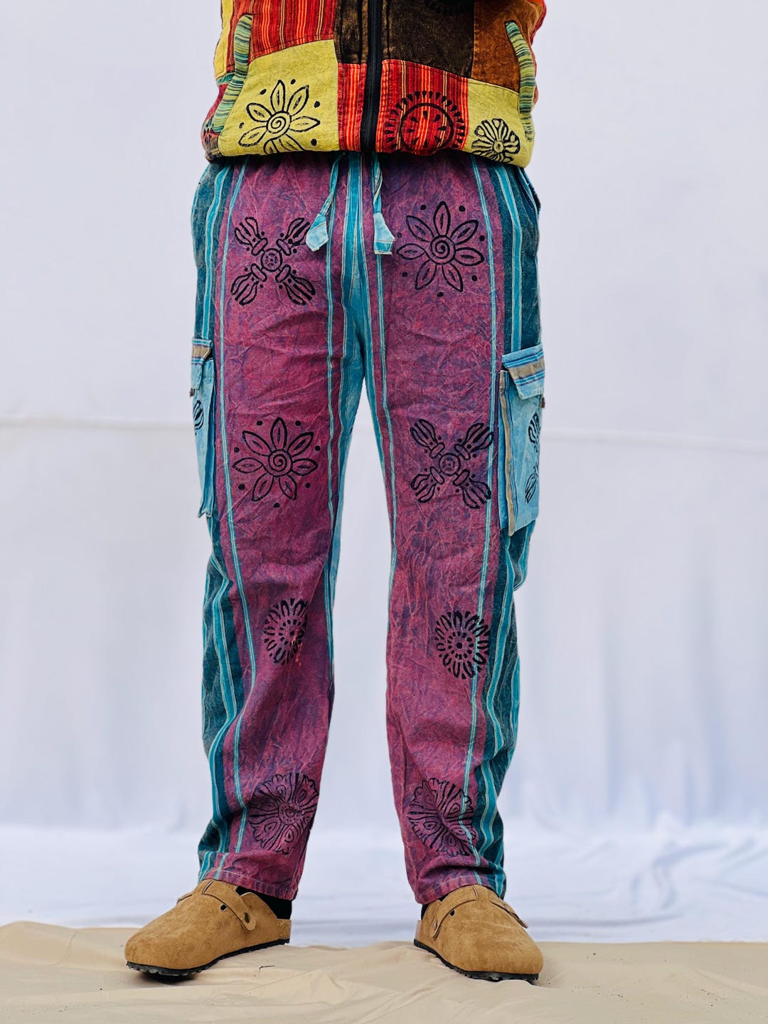 Printed Cotton Trouser /nepali Trouser – Traditional Comfort With a ...