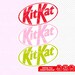 Kitkat Logo SVG Kitkat PNG Kitkat Stickers Pink Logo Kitkat Logo ...
