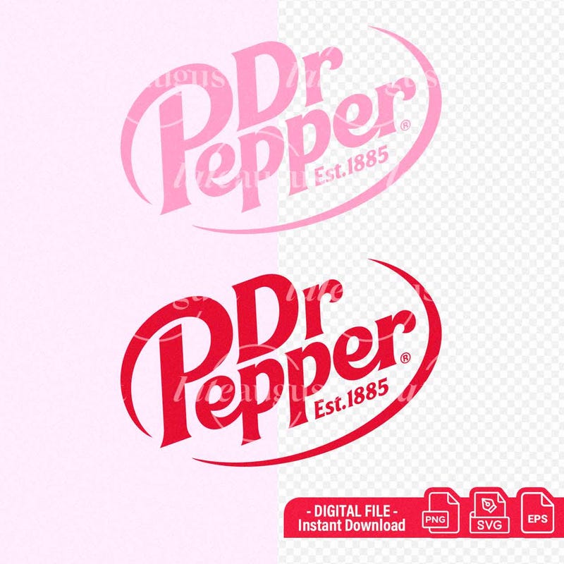 Dr Pepper Png - Etsy