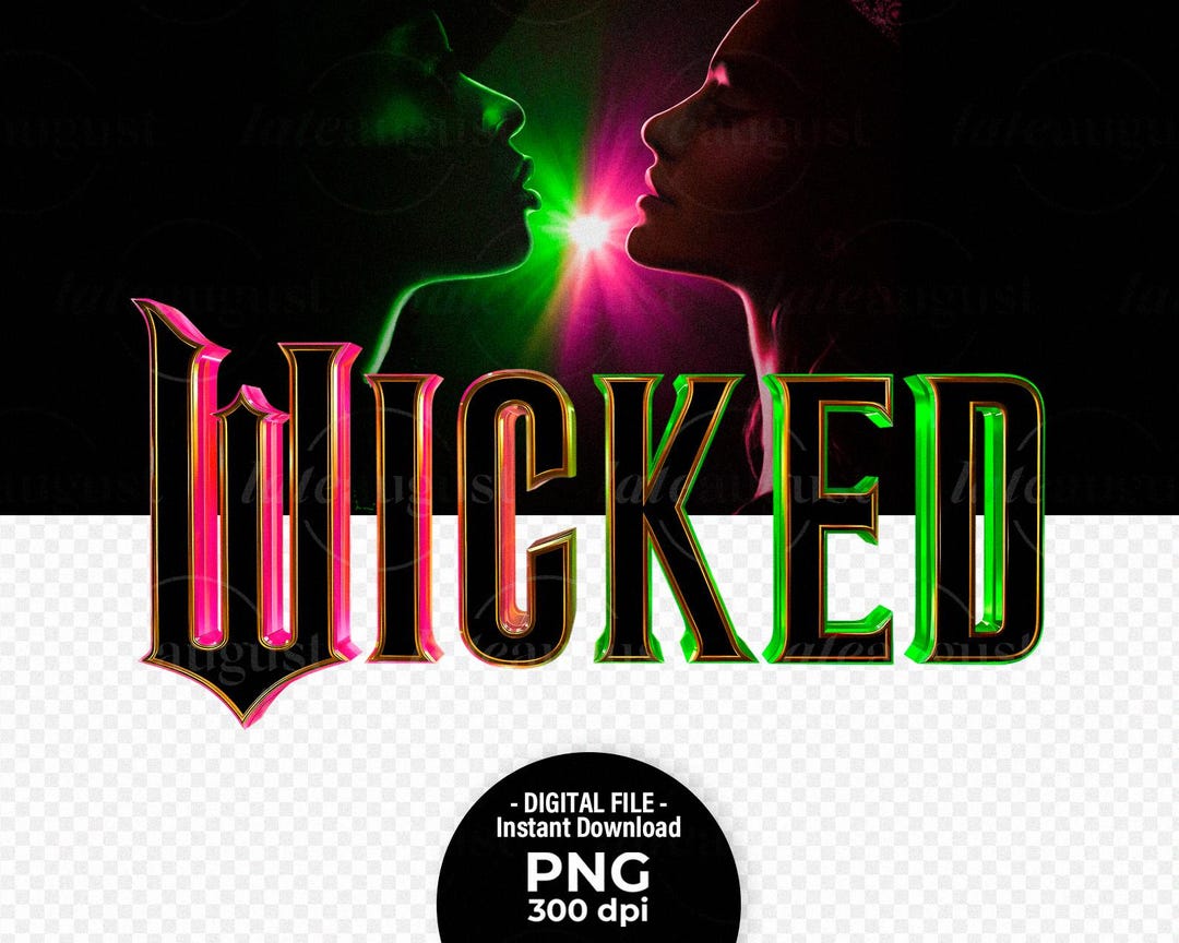 Wicked Movie Logo Wicked PNG Clipart Elphaba Glinda Wicked Movie Ariana ...