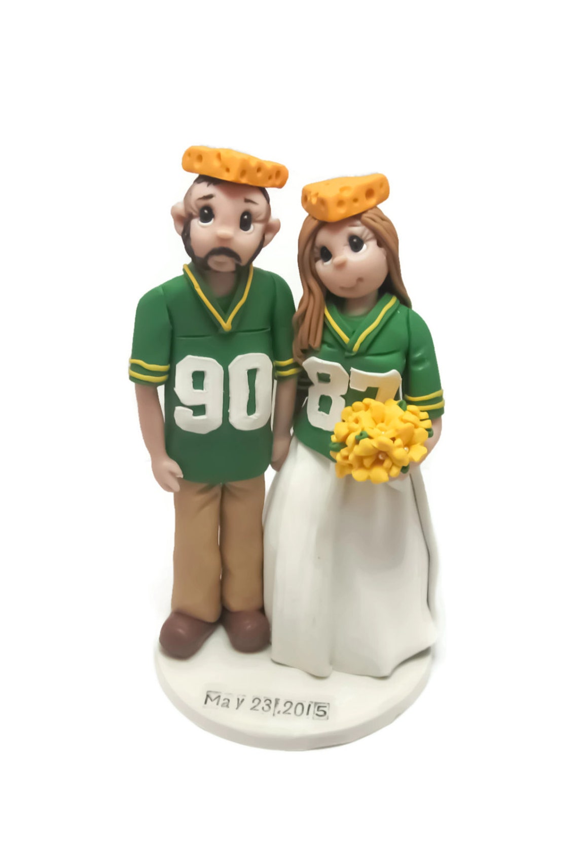 Custom Wedding Cake Topper Cheese Head Wedding Cake Topper | Etsy