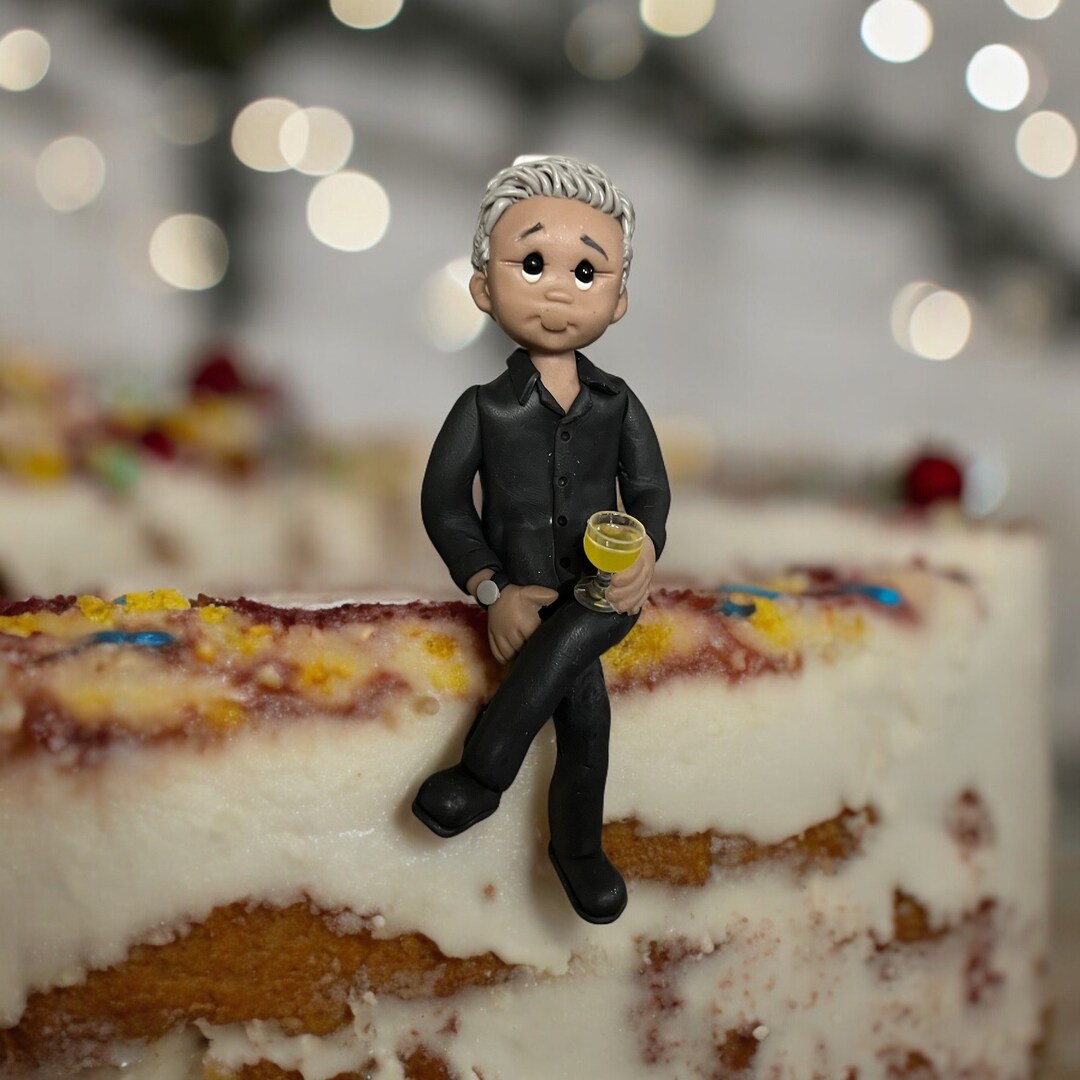 Custom Birthday Cake Topper, Custom Polymer Clay Cake Topper, Custom ...