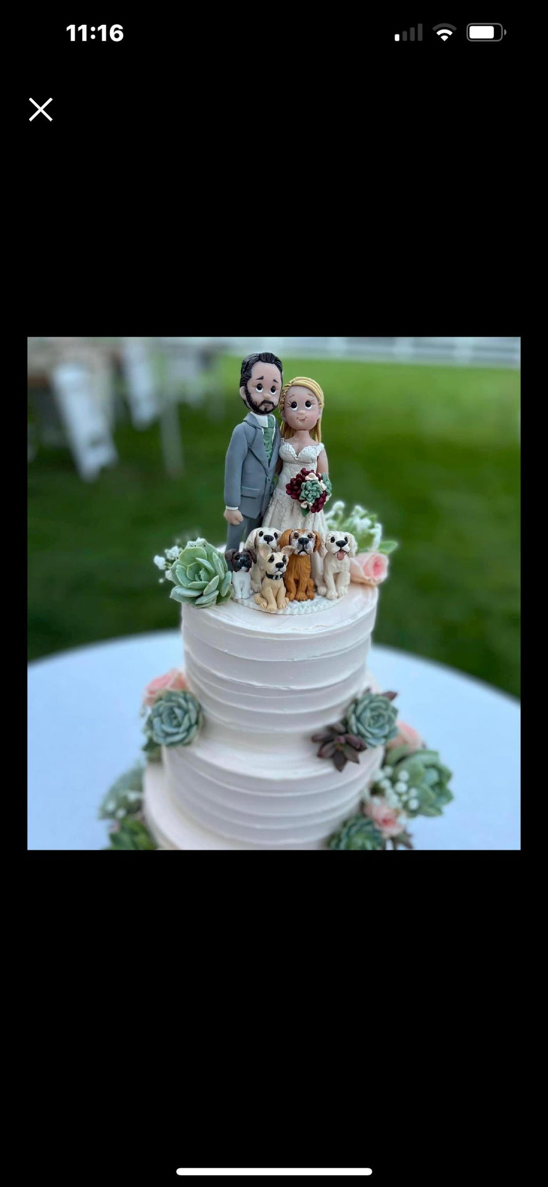 Custom Golfers Wedding Cake Topper: Bride and Groom Figurine (DEPOSIT ...