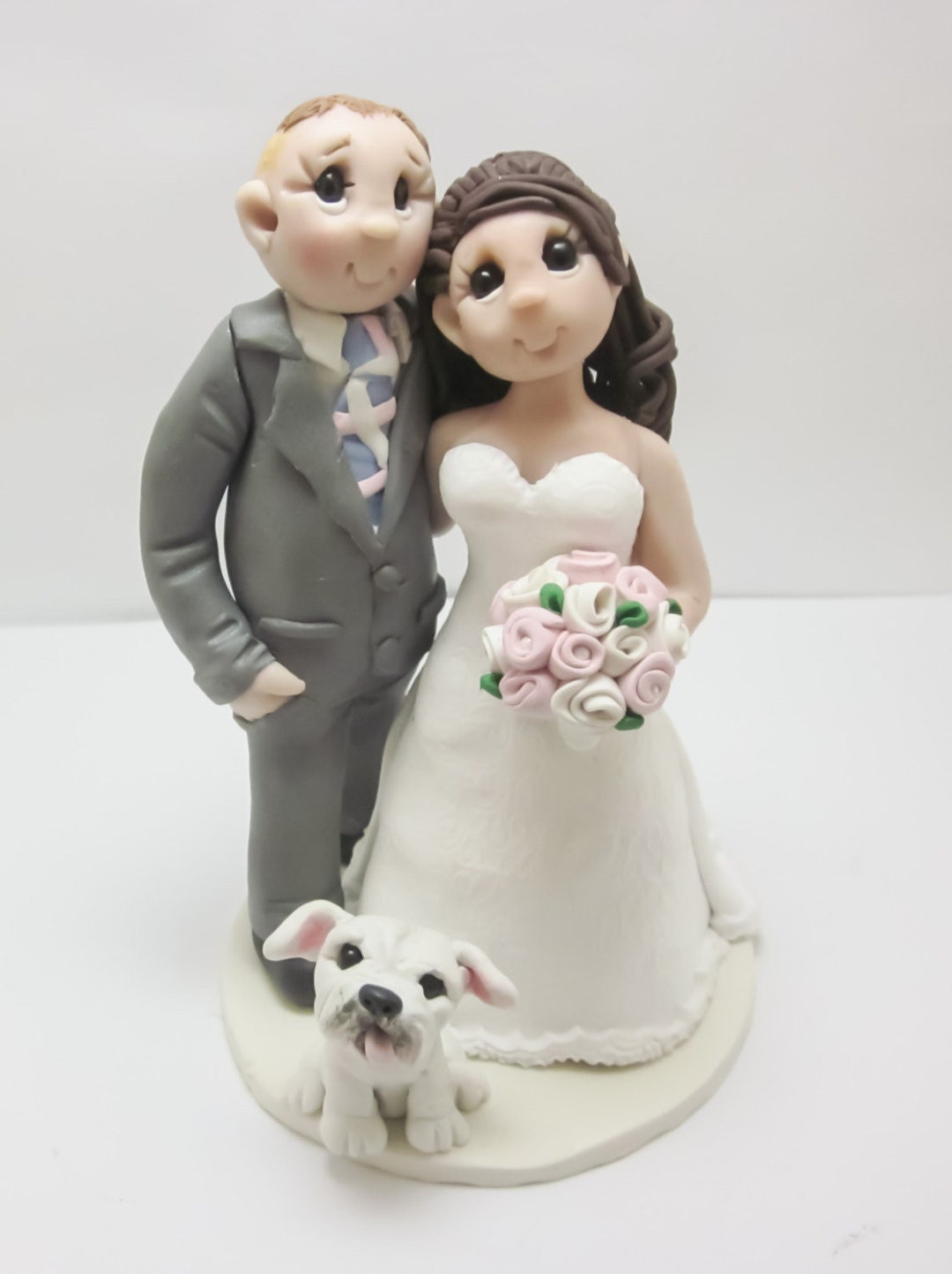 Custom Wedding Cake Topper With Pets DEPOSIT ONLY - Etsy