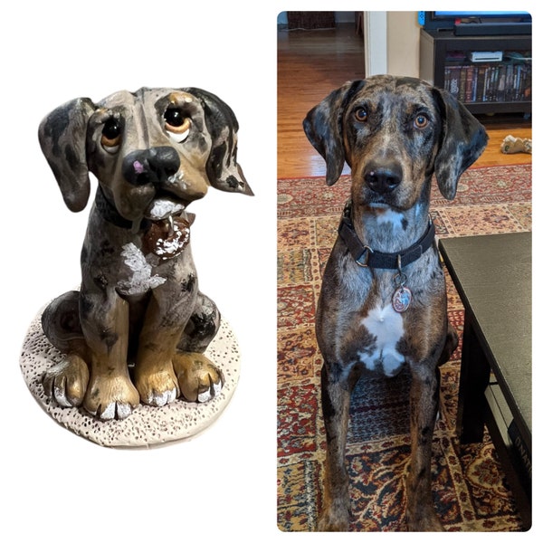Dog Memorial Handmade Figurine - Etsy