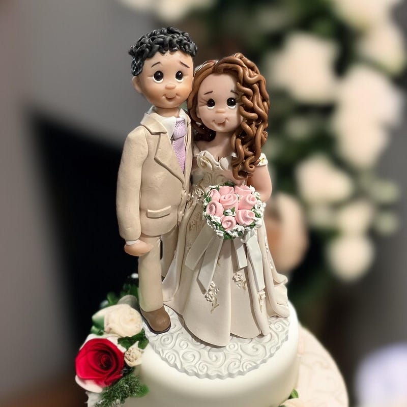 Clay Bride and Groom - Etsy