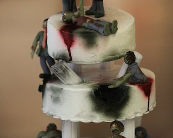 Zombie Wedding Cake Topper | Etsy