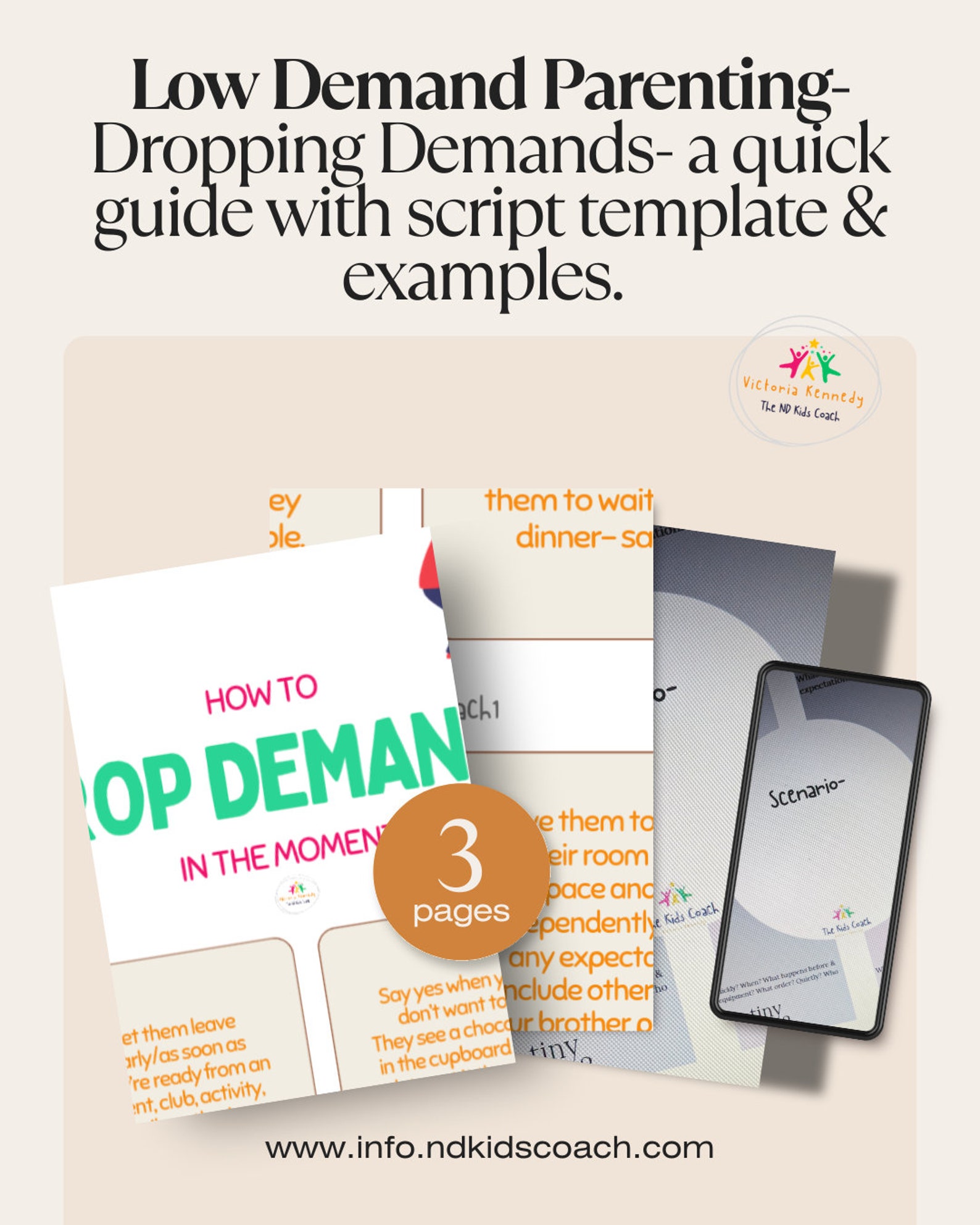 LOW DEMAND PARENTING- A Quick Guide to Dropping Demands & Declarative ...