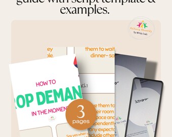 LOW DEMAND PARENTING- A Quick Guide to Dropping Demands & Declarative ...