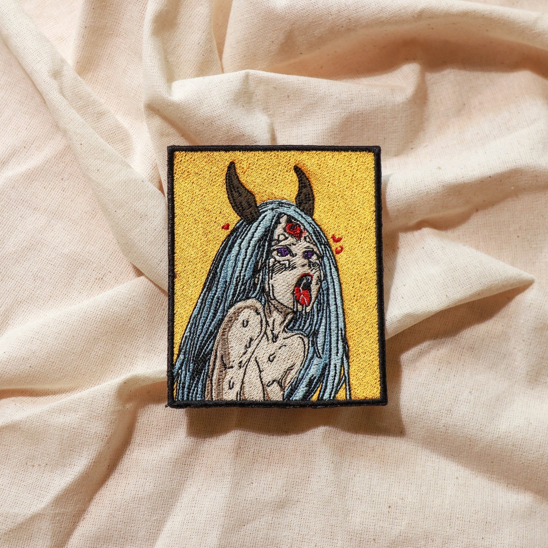 Iron on Ahegao Patch, Embroidered Patch, Anime Lover Gift, Sew on ...