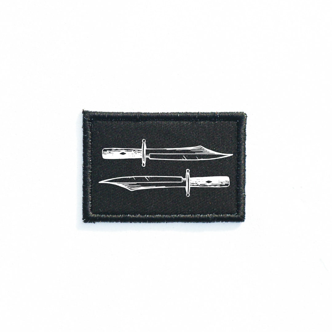 Iron on Daggers Goth Patch Horror DIY Embroidered Patch, Badge ...