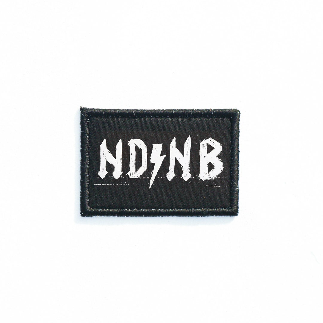 Iron on ND/NB Goth Patch Horror DIY Embroidered Patch, Badge, Applique ...