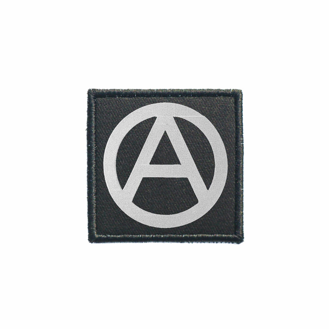 Iron on Anarchy Symbol Patch DIY Embroidered Patch, Badge, Applique ...
