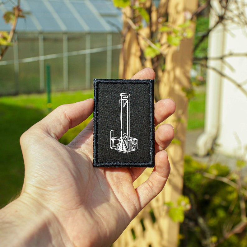 Iron on Goth Guillotine Patch Horror DIY Embroidered Patch, Badge ...