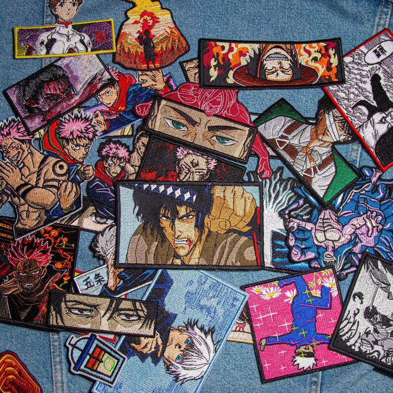 Iron on Anime Patch, Embroidered Patch, Anime Lover Gift, Sew on ...