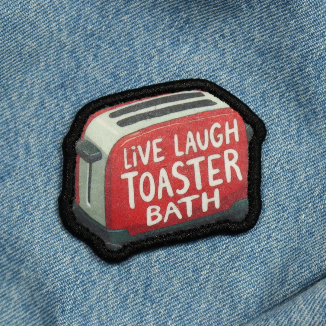 Toaster Bath Retro Funny Bathroom Sign Retro Jacket Inspired Bag ...