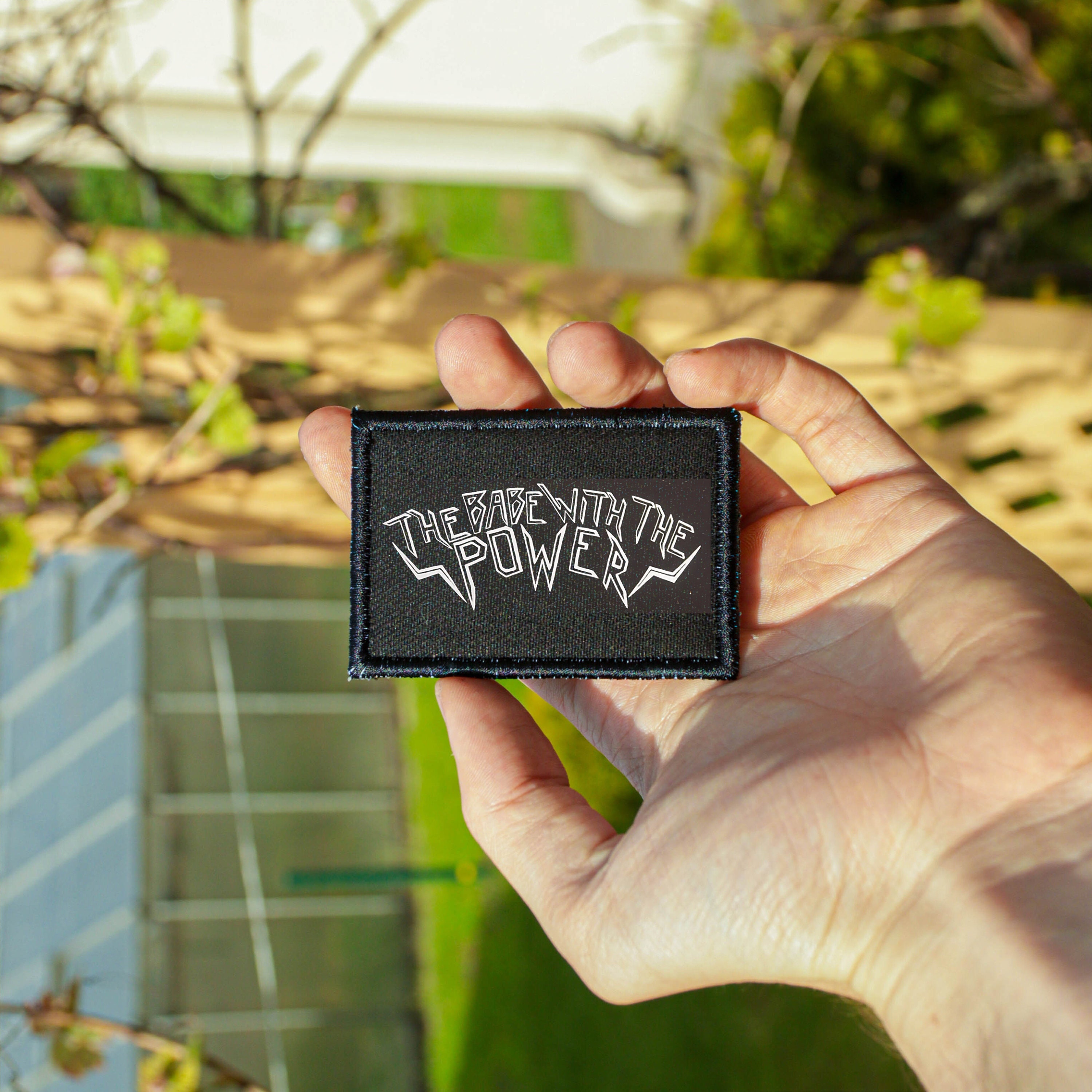 Iron on the Babe With the Power Goth Patch Horror DIY Embroidered Patch ...