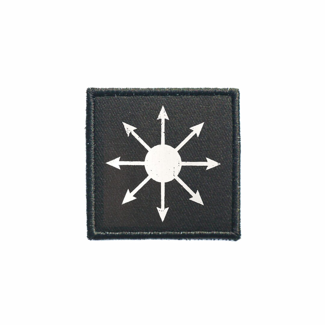 Iron on Occult Symbol of Chaos Goth Patch Horror DIY Embroidered Patch ...