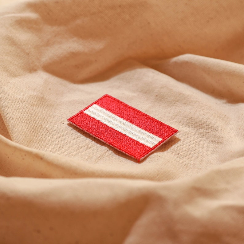 Latvian Flag Patch Add a Touch of Latvia to Your Accessories With This Iron-on Emblem - Etsy