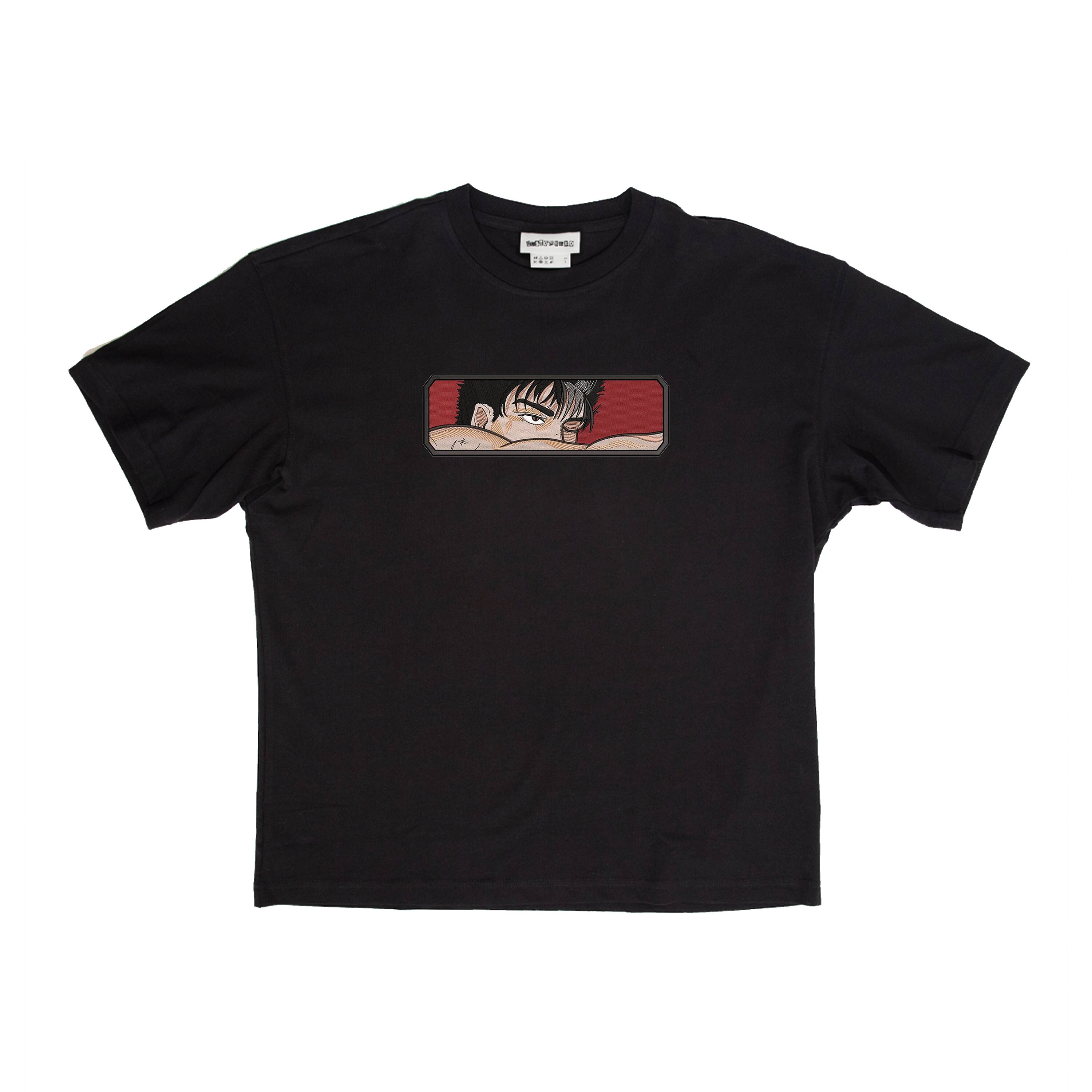 Oversize T-shirt With Anime Embroidery Unisex Shirts, Cool Japanese ...