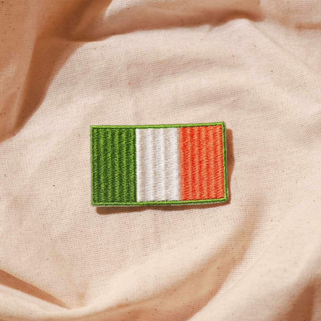 Ireland Flag Patch - Celtic Pride Embroidered Iron-on Applique - Etsy