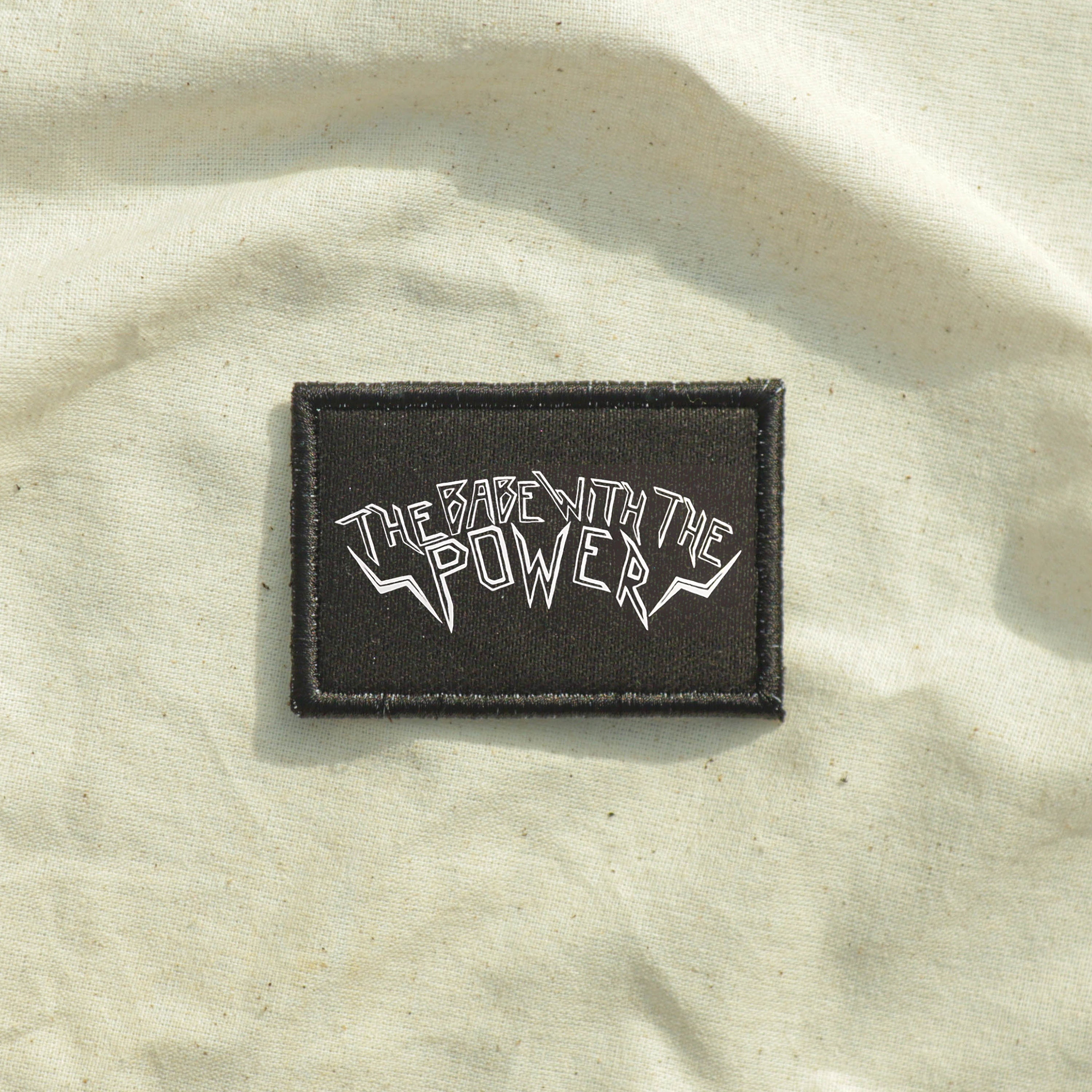 Iron on the Babe With the Power Goth Patch Horror DIY Embroidered Patch ...