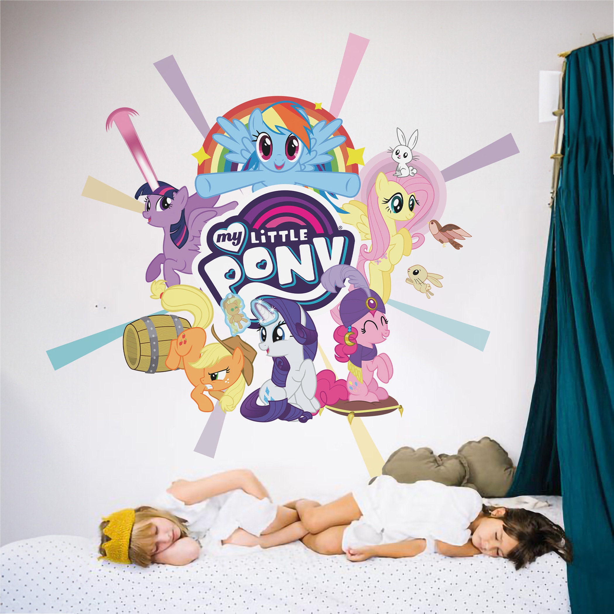 Removable My Little Pony Wall Decal Little Pony Wall Sticker Pony Wall ...