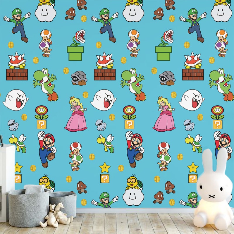 Super Mario Decal - Etsy