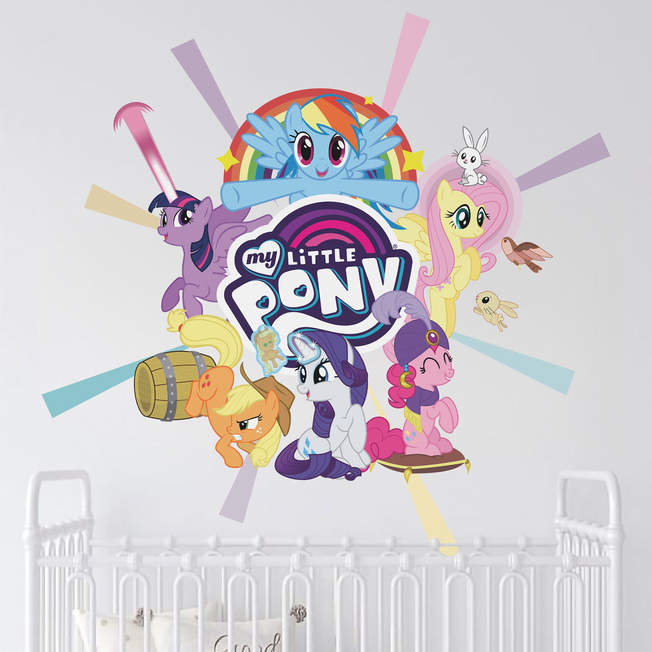 Removable My Little Pony Wall Decal Little Pony Wall Sticker Pony Wall ...