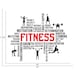 Fitness Vinyl Sticker Gym Wall Decal Inspirational Words Gym Decal ...