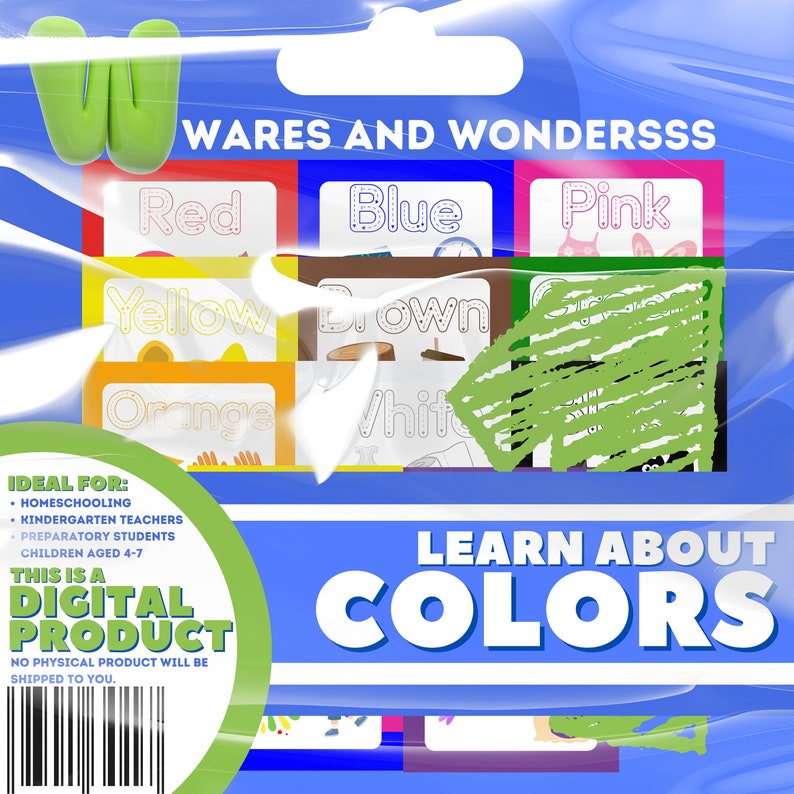 10 Printable Learn Color Flashcards Red, Yellow, Green, Blue, Pink ...