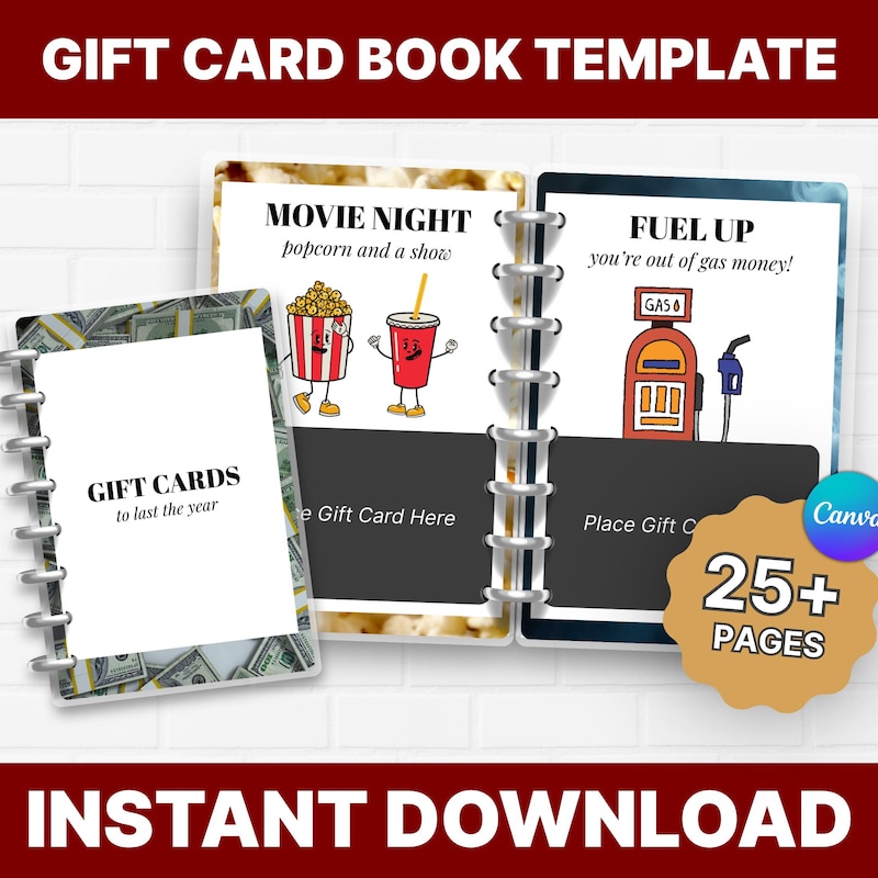 Gift Card Book - 60+ Gift Ideas for 2026