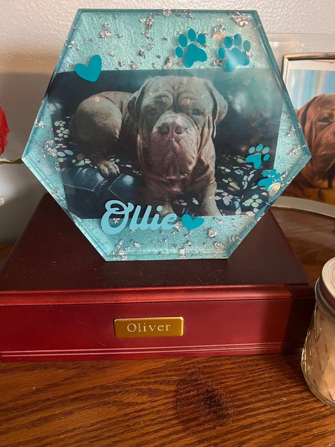 Pet Memorial, Resin Memorial, Memorial in Resin, Epoxy, Ash ...